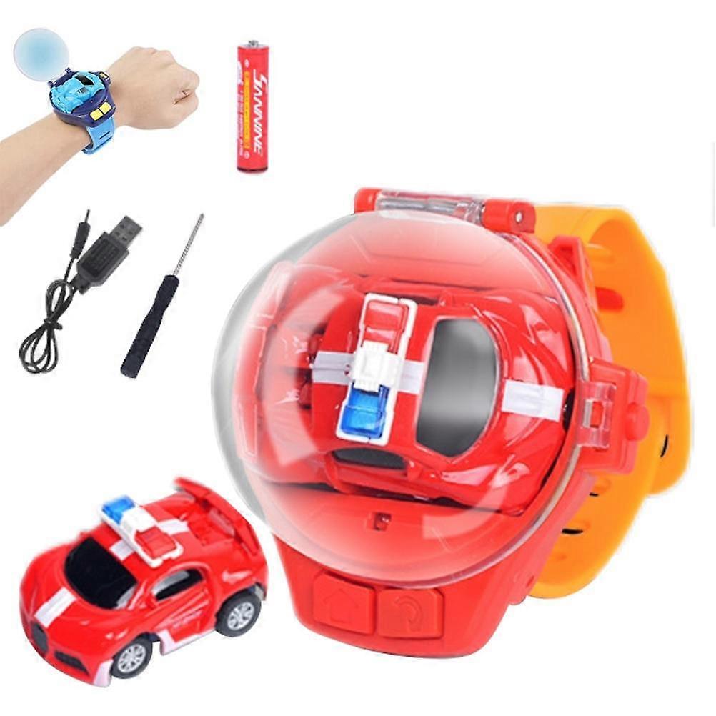 Kids Alloy Watch Remote Control Mini Car Toy 2.4 GHz RC Small Car Toy ...