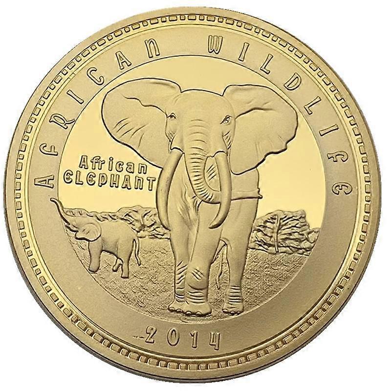 2014 Zambia Animal Gold Coin Commemorative Coin Collection Wild Custom ...