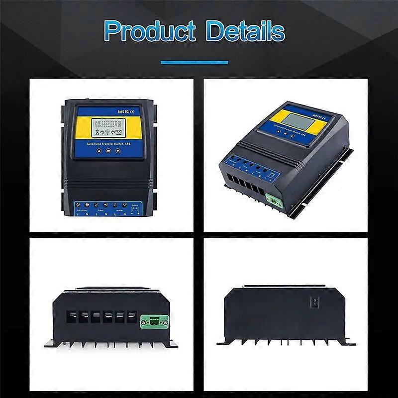 Power Bank Automatic ATS Dual Power Transfer Switch Solar Charge ...