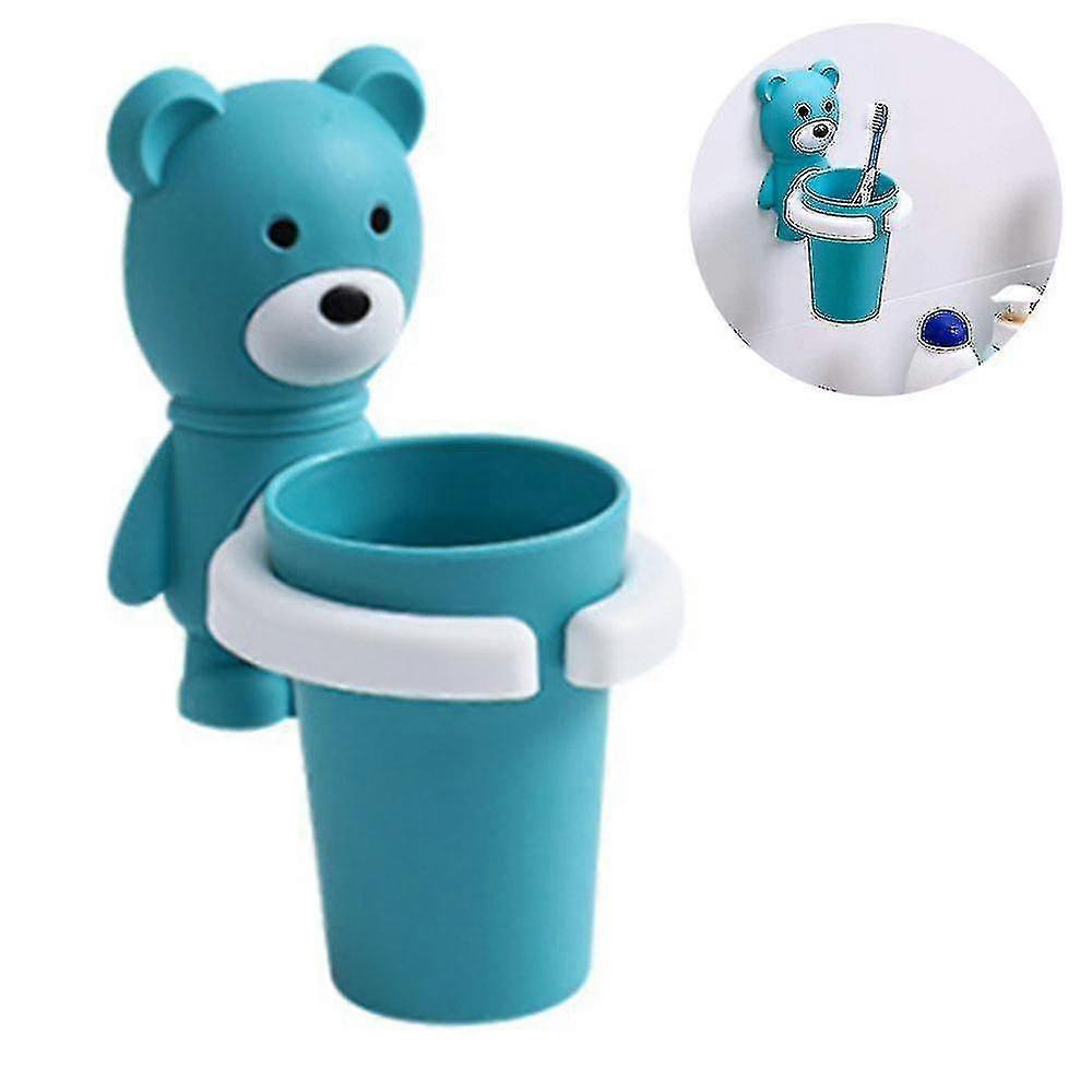 Traceless Suction Wall-mounted Kids Toothbrush Holder, Children's Wall ...