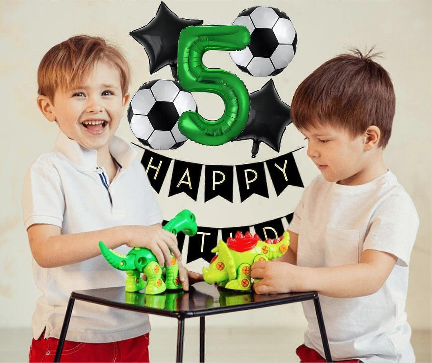 Soccer Balloons 9th Birthday Decorations for Boys, Inflatable Soccer ...