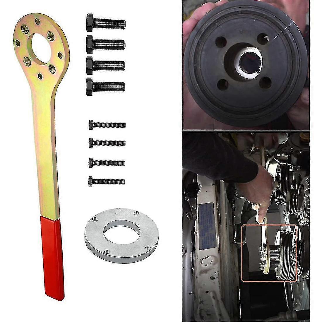 Crank Pulley Removal Tool Holder Screw Kit For Imprezas , Legacy, Outback, Foresters , Baja Svx ...