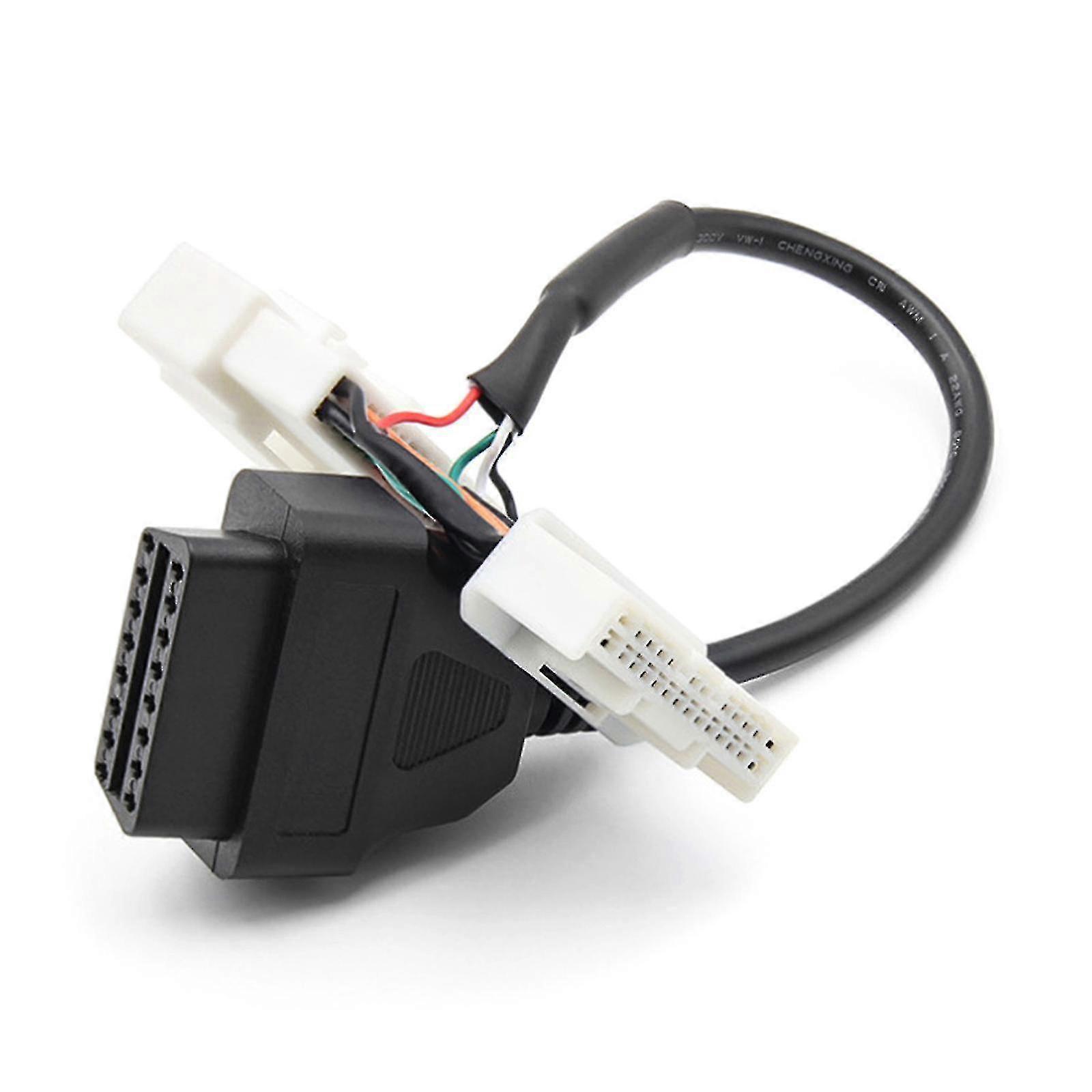 For Tesla- Model 3 Y Connector Adapter Obd To Obd2 16pin Car Scanner ...