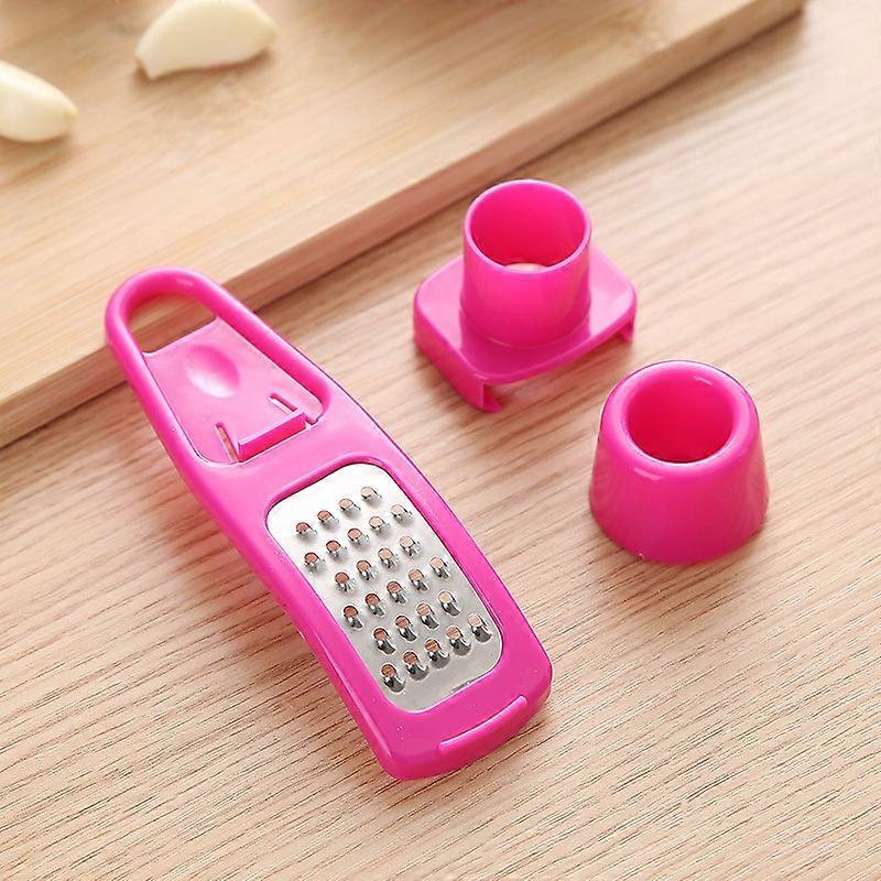Red Garlic Press, Stainless Steel Garlic Press, Garlic Chopper and ...