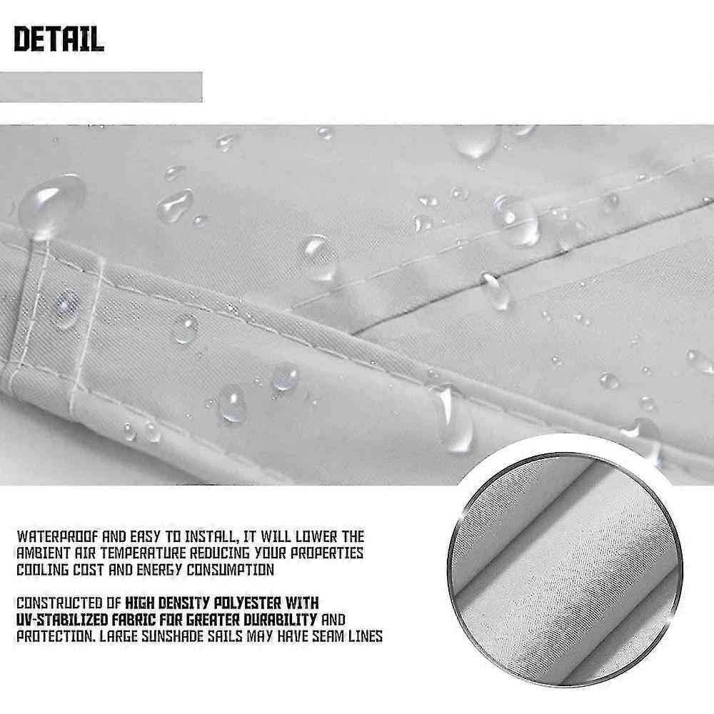 Sun Shade Sail Rektangel Canopy Shades För Utomhus Patio Pergola Cover ...