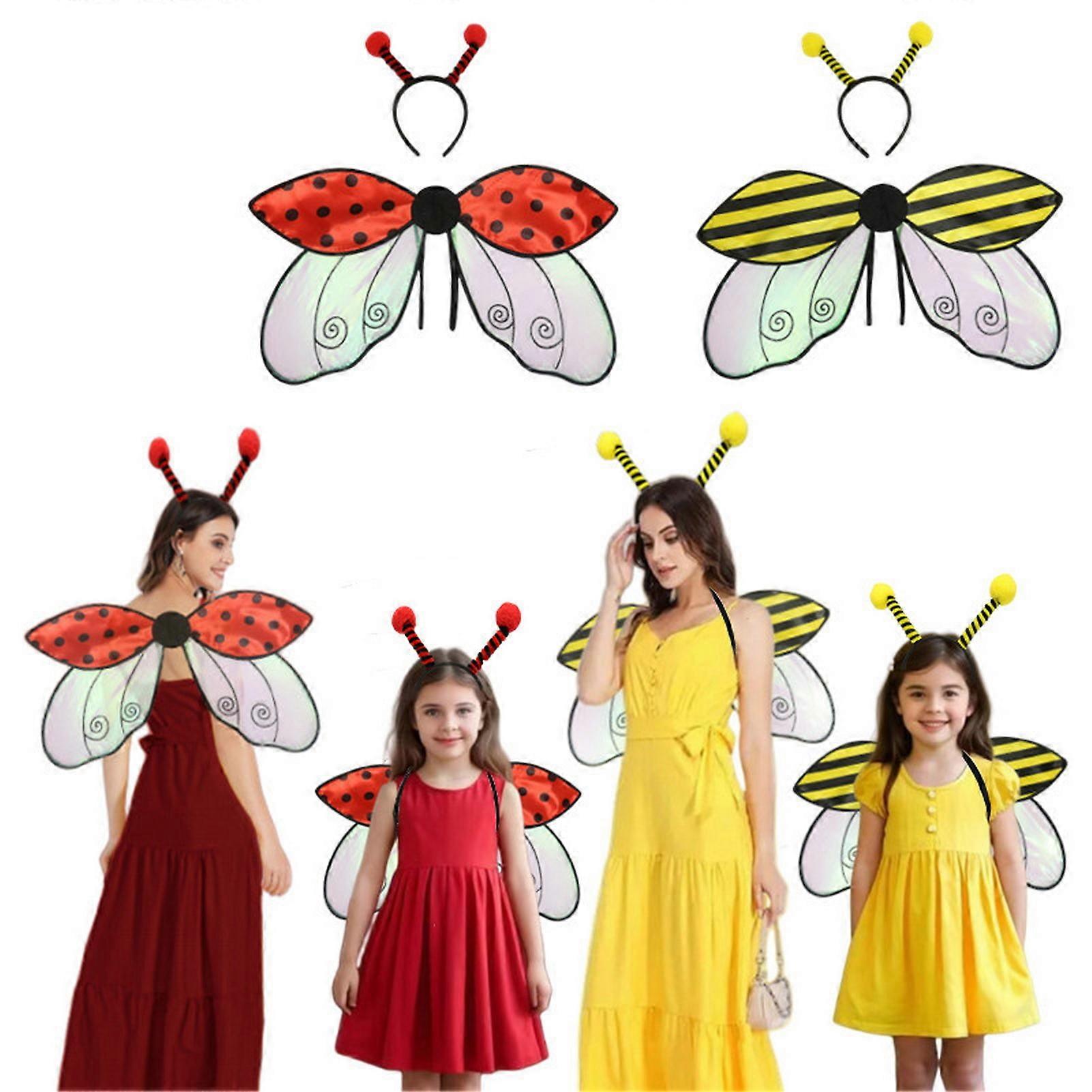 Ladybug Cosplay Wing Universal Ladybird Dress-Up Wing Fairy Wing ...