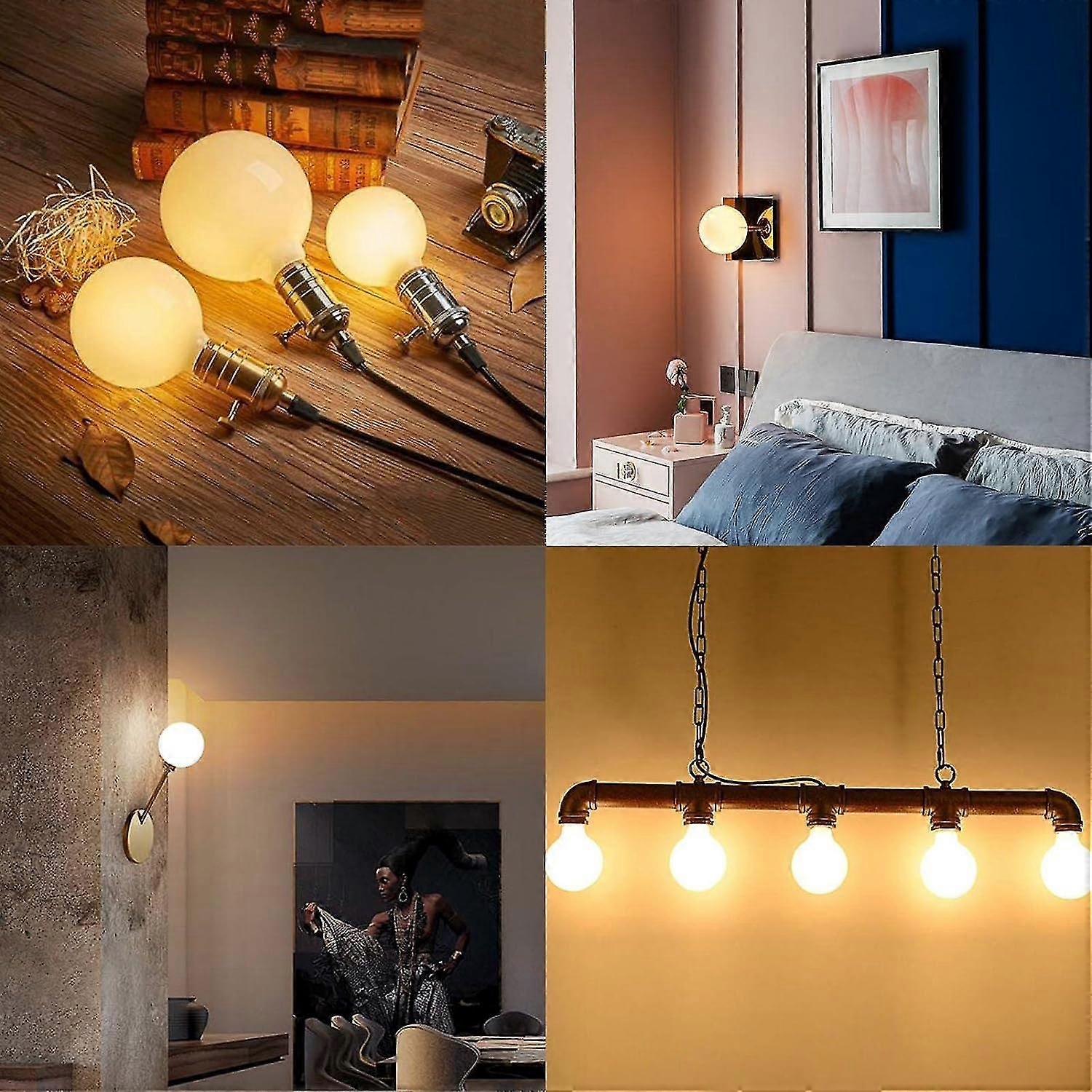 6Pcs B22 LED Bulb 3W Golf Ball Bulbs B22 Bayonet Small Globe Light Bulb ...