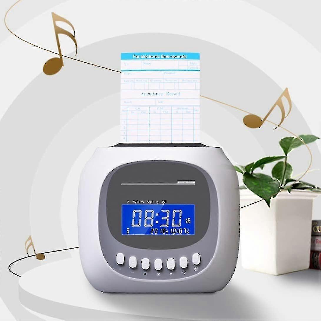 Count Monthly Time Clock Cards Timecard For Employee Attendance Payroll ...