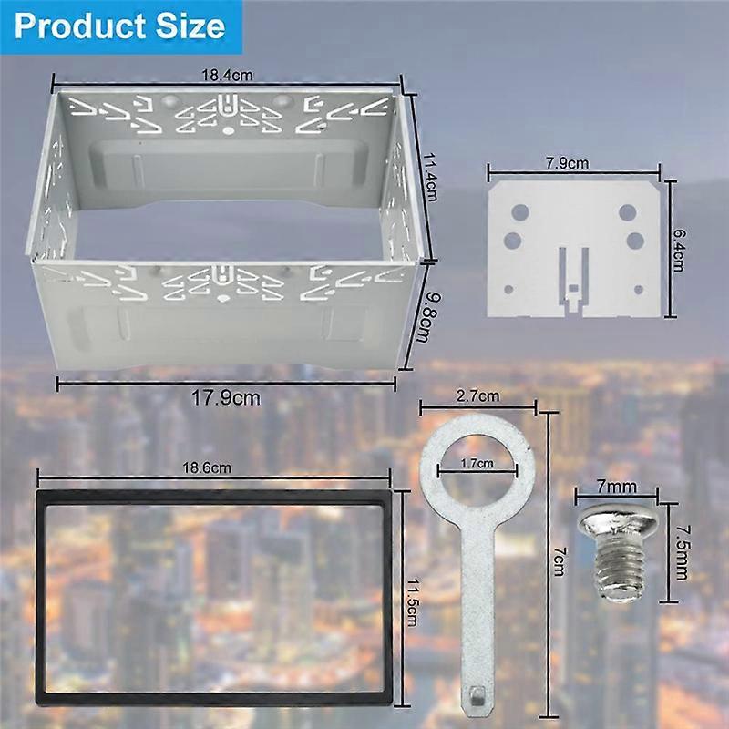 Car Radio Installation 2DIN Double DIN Frame Slot DVD, GPS Navigation ...