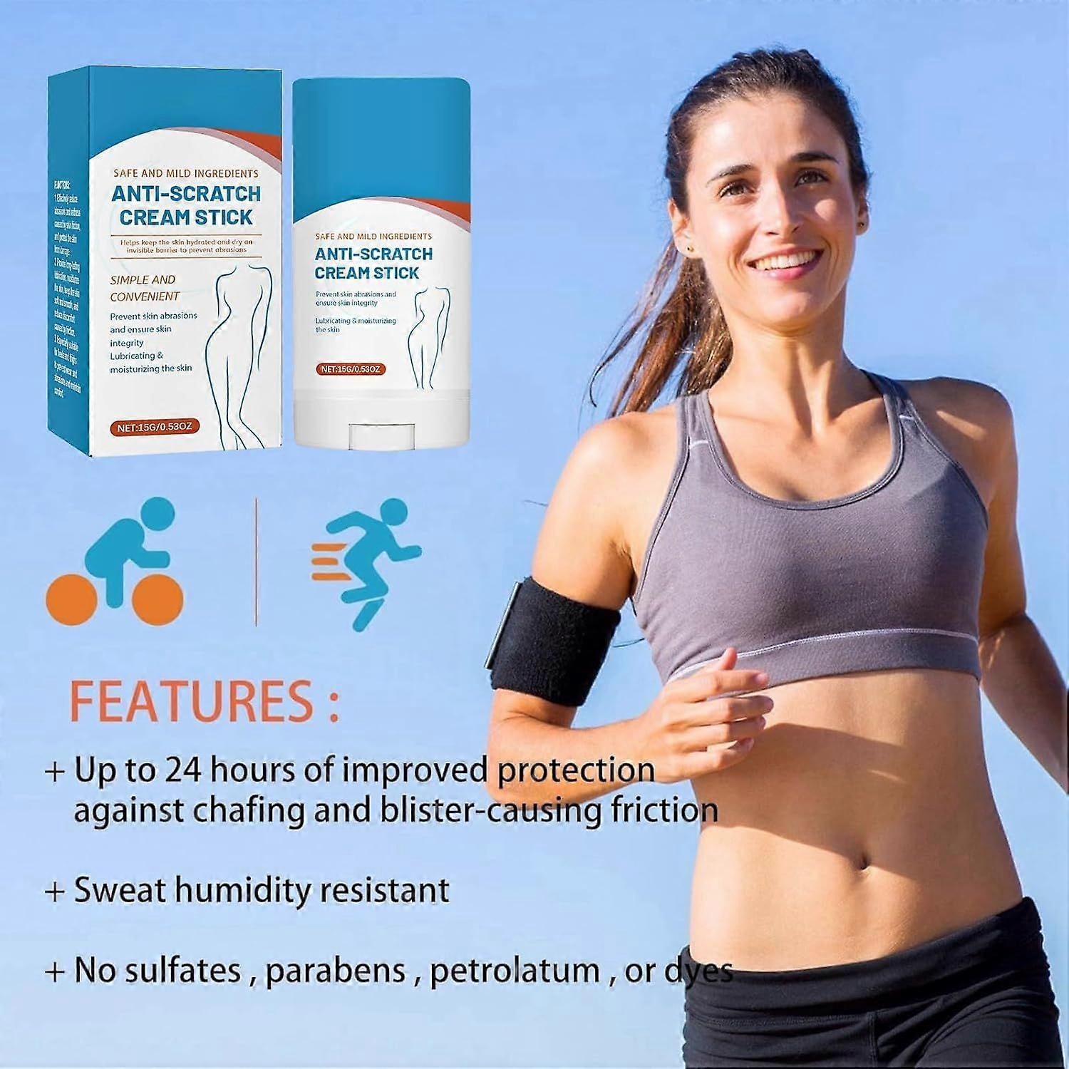 Anti-Chafing Cream, Waterproof Glide Anti-Chafing Stick, Anti-Chafe ...