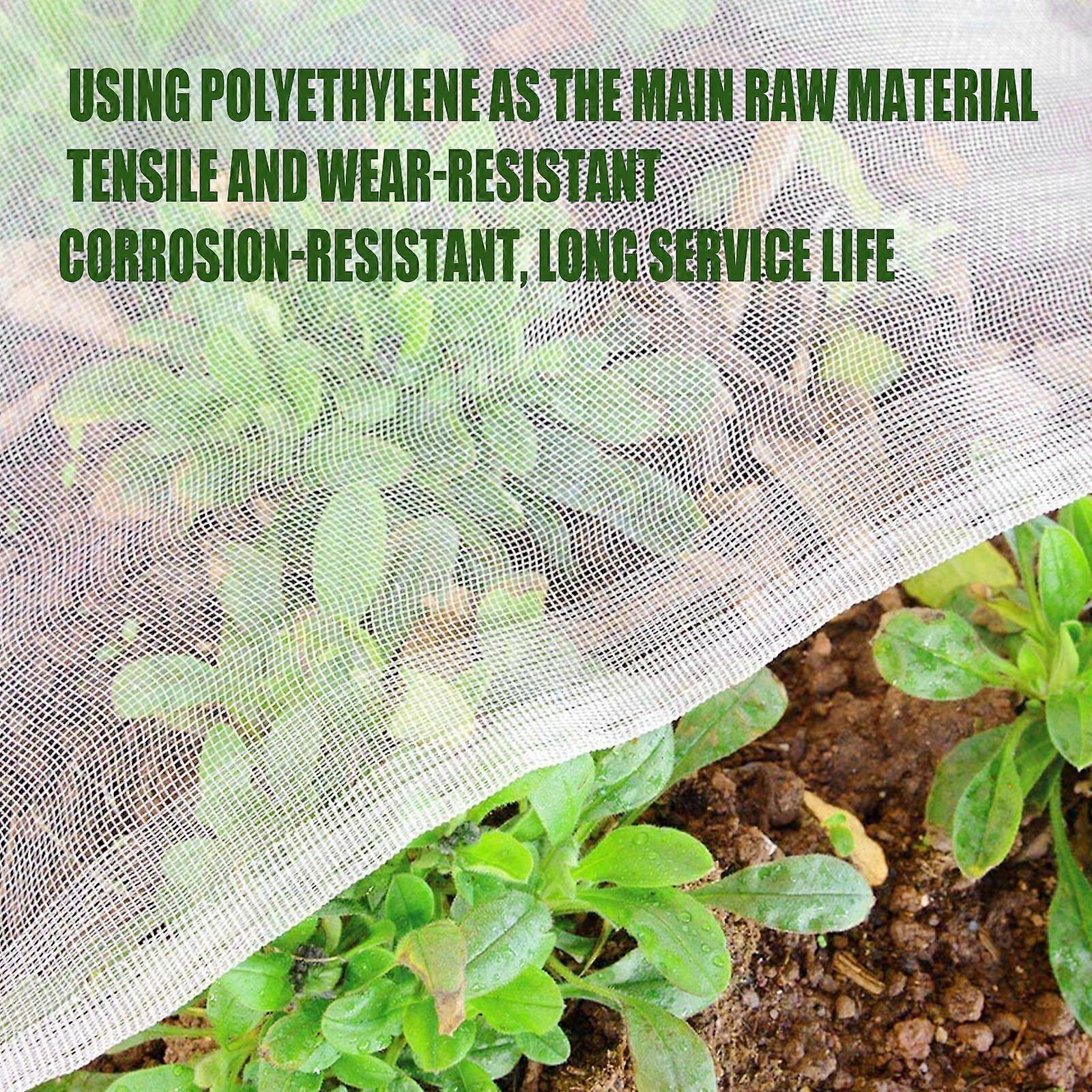 Fine Mesh Garden Netting, Insect Barrier for Plants 2.5 x 10 Meters ...
