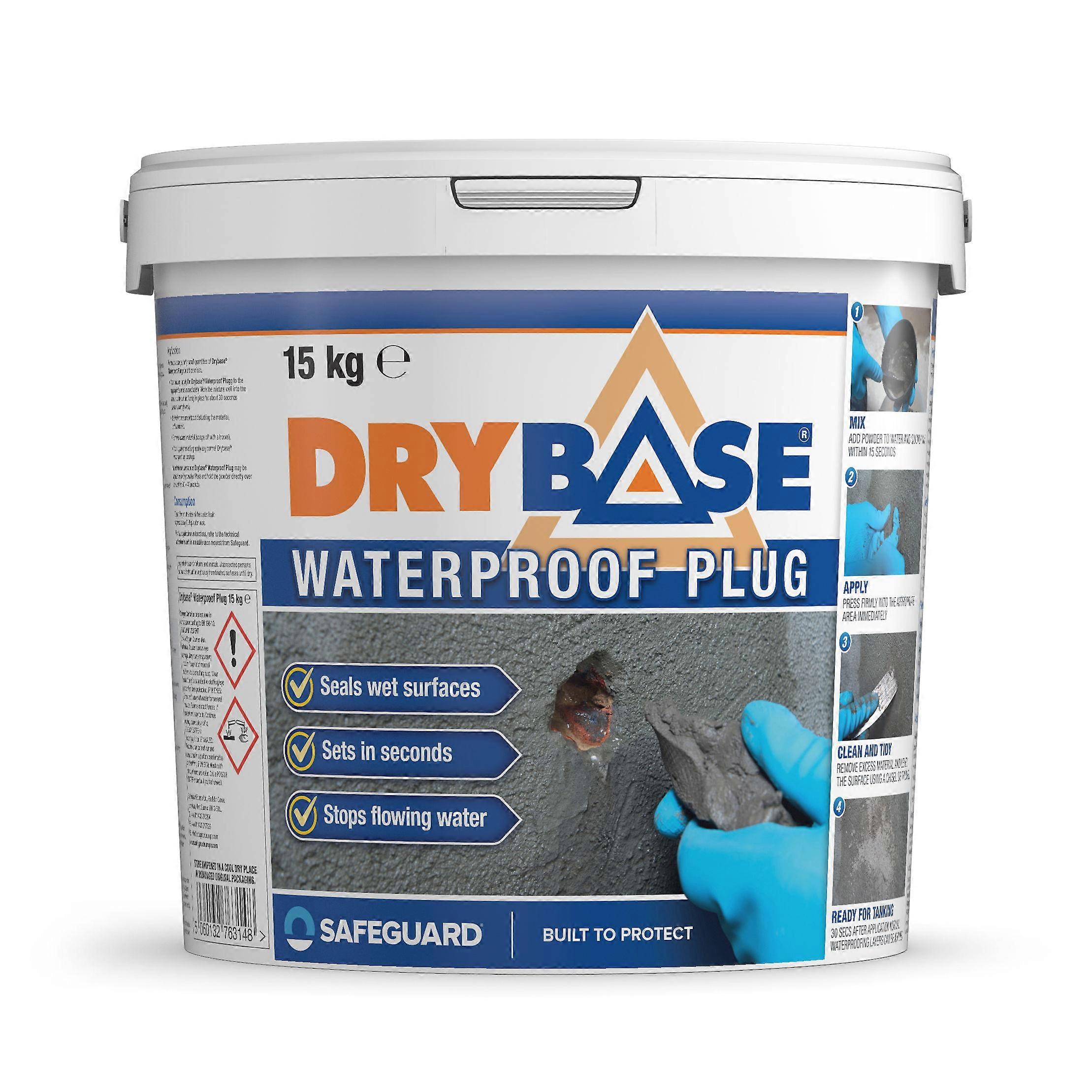 Drybase Waterproof Plugging Compound - Stop Water Leaks in Just 30 ...