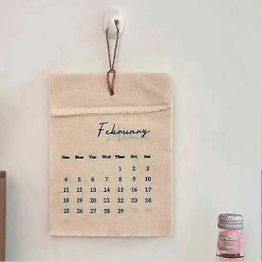 2025 Calendar 2025 Fabric Hanging Calendar Decoration 2025 Hanging ...