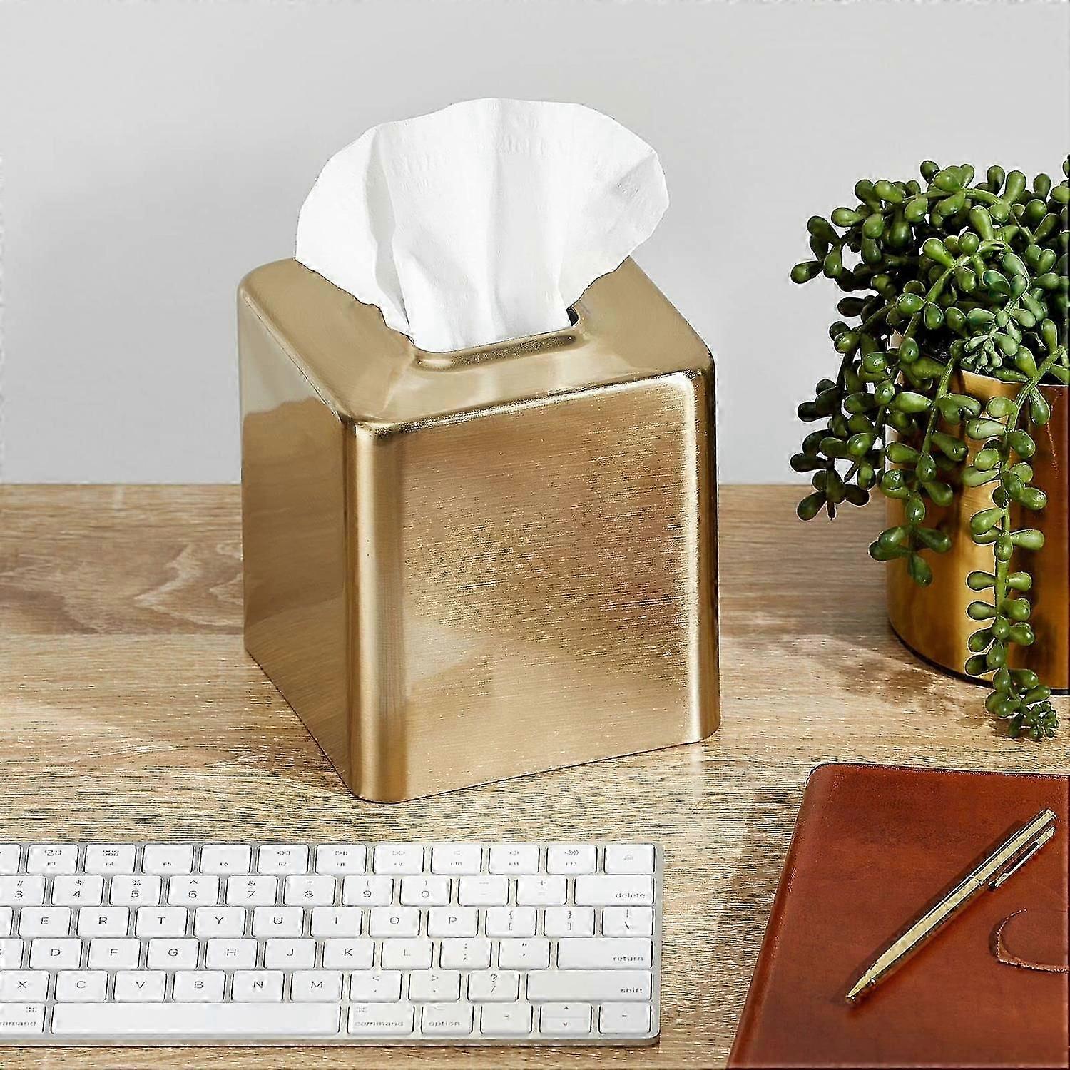 2026 New Metal Square Tissue Box Modern Tissue Holder | Fruugo UK