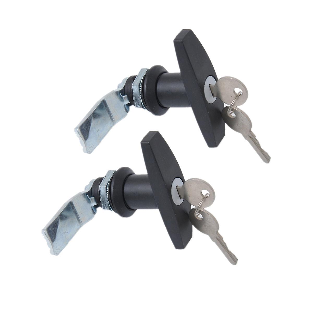2Pcs anti-theft t-shape handle locks with keys t handle garage door ...