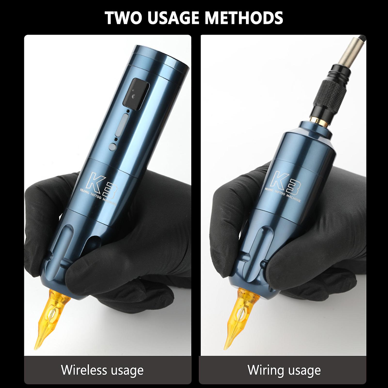 Rotatable Tattoo Machine Kit Professional Tattoo Pen with Digital ...