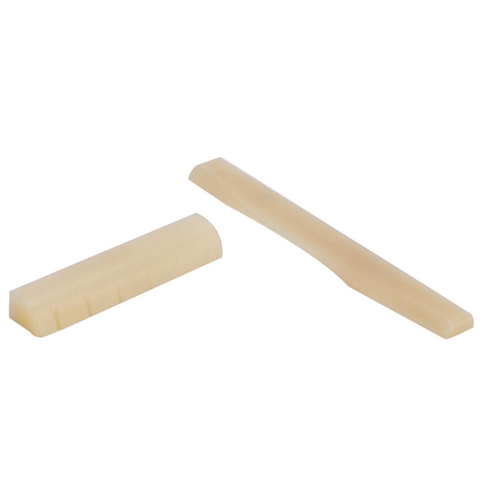 Camel Bone Guitar Nut and Saddle Replacement for 6 String Folk Guitars ...