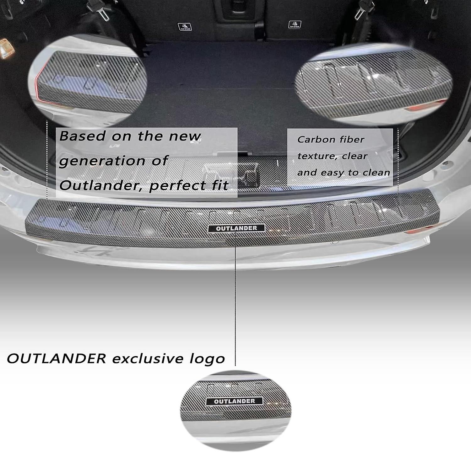 Car Trunk Sill Plates Acessories For 2023 2024 2025 Mitsubishi ...