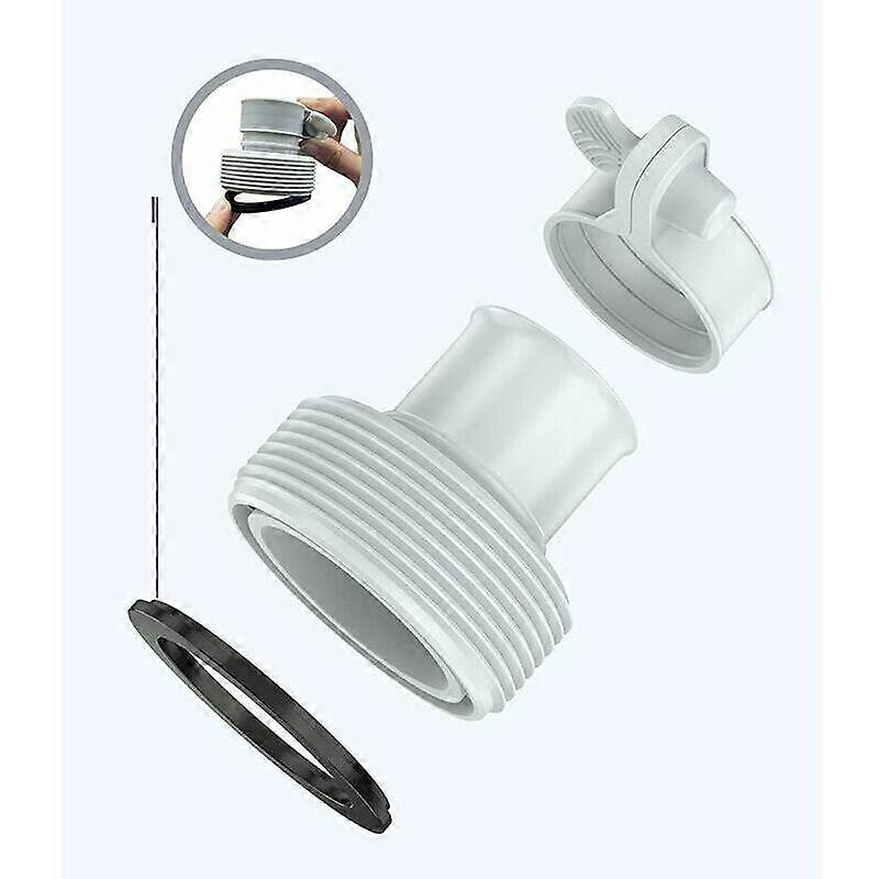 Type B Hose Adapters for Pumps, 4 Pack, Swimming Pool Hose Adapters for ...