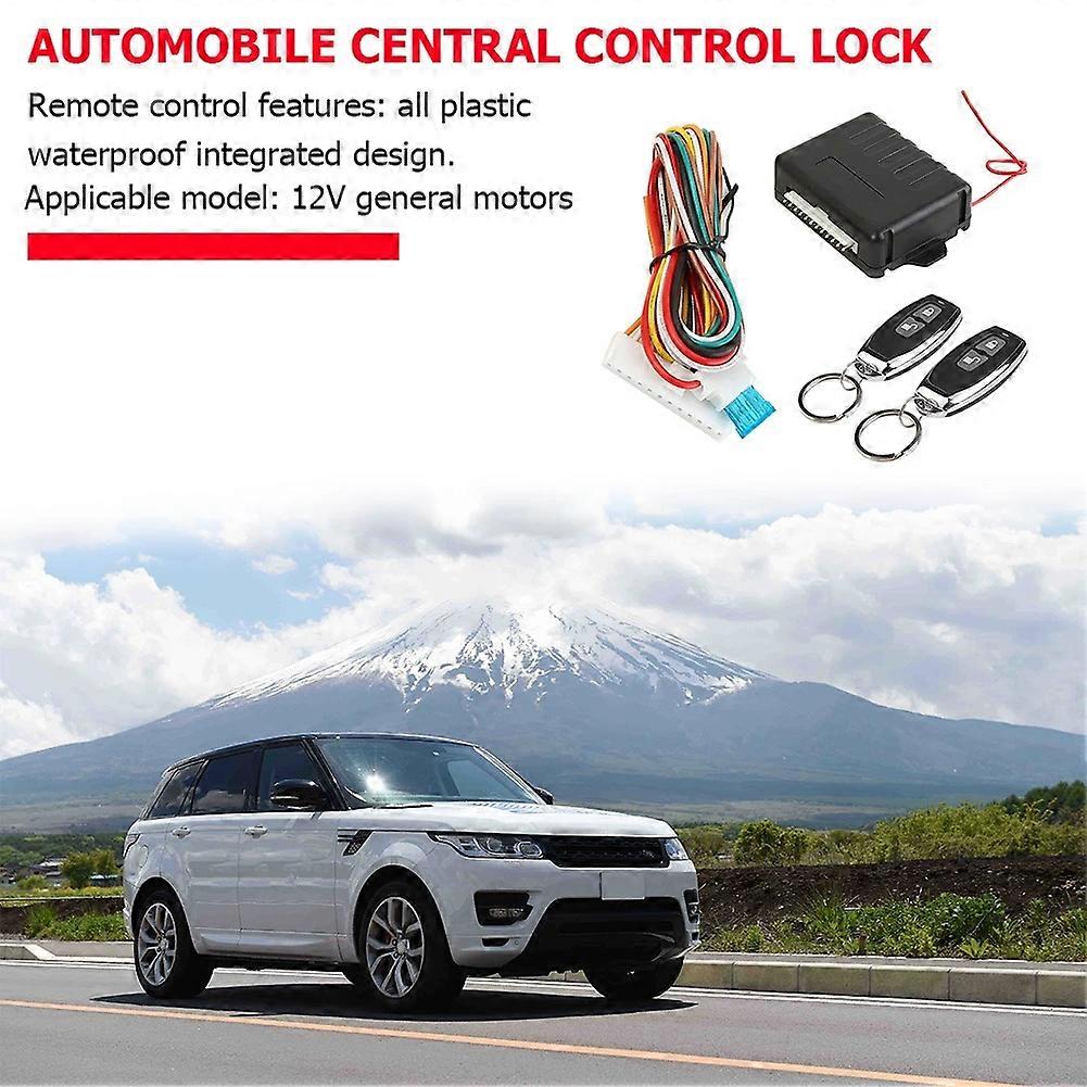 12V Universal Car Key Systems Key blade Remote Central Door Lock less ...