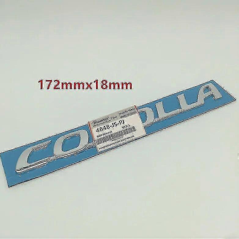 1pcs 3d Abs Vitz Vvti D4d Hilux Hiace Car Letter Emblem Rear Tail Trunk ...
