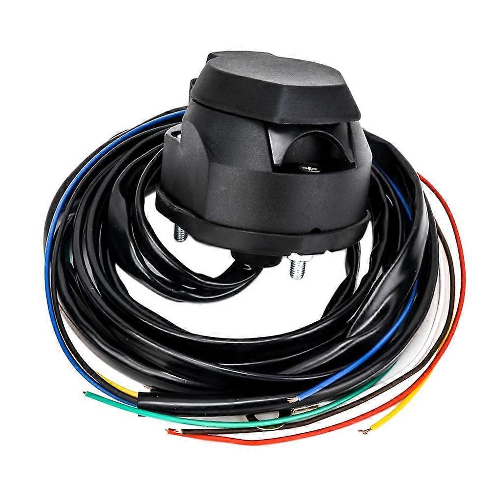 7Pin Trailer Socket Cable 5ft Wire Europe Car Trailer Wiring Connector ...