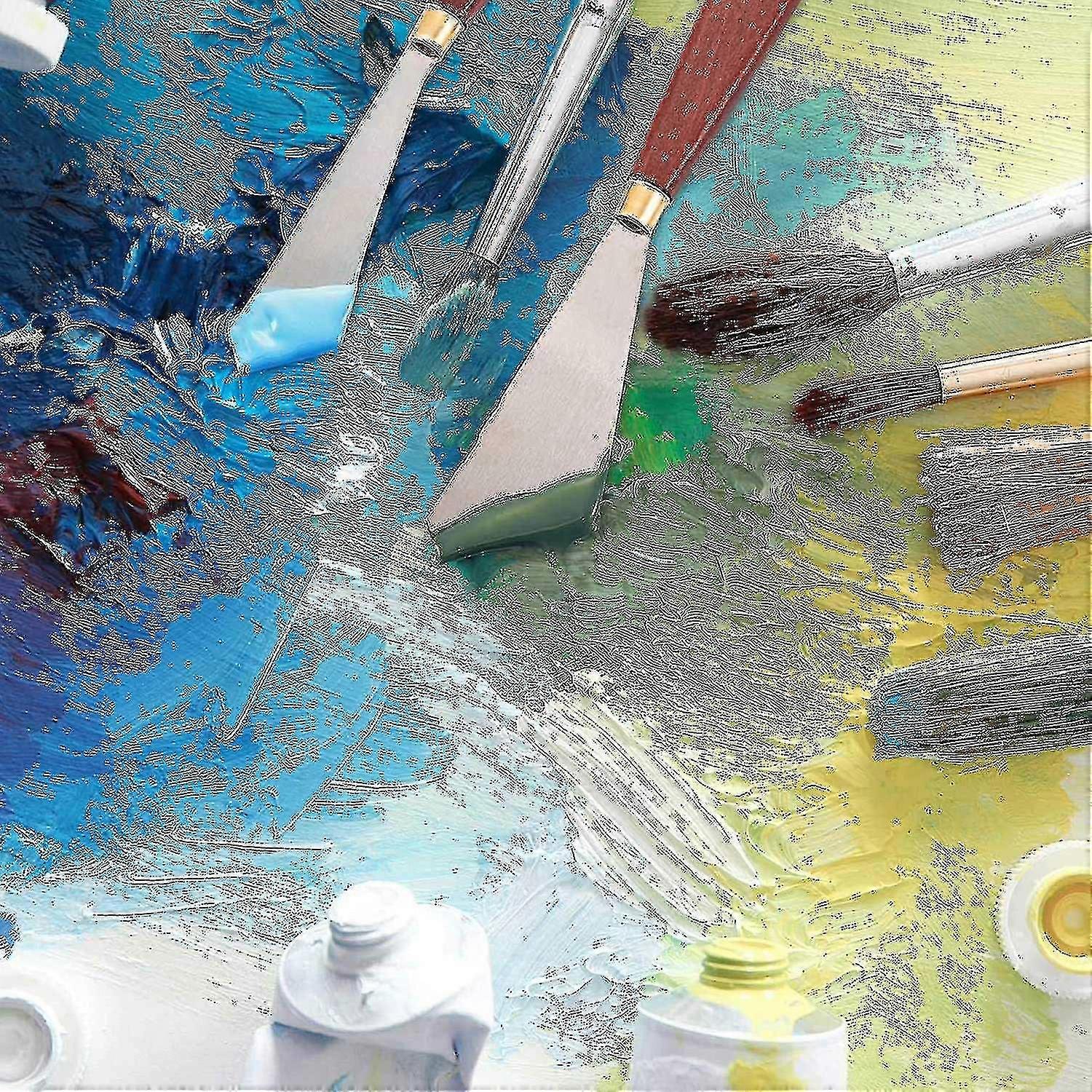 2 Pcs Painting Scraper Knife Stainless Steel Painting Mixing Scrapers ...