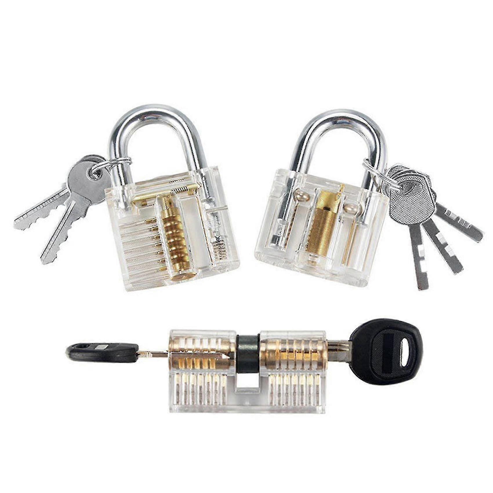 Transparent Lock Padlock Transparent Display Lock Crystal Lock | Fruugo UK