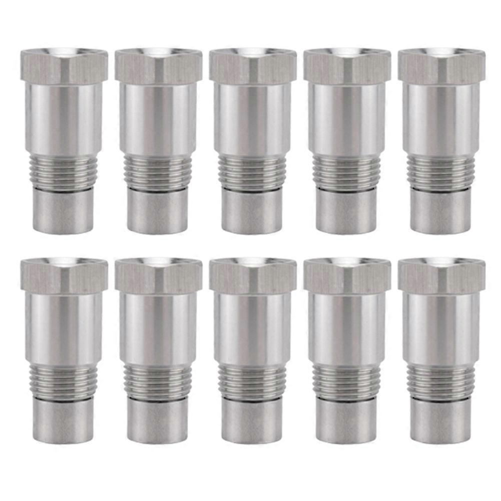 10Pcs Oxygen O2 Sensor Spacer Adapter Bung Catalytic Converter Fix ...