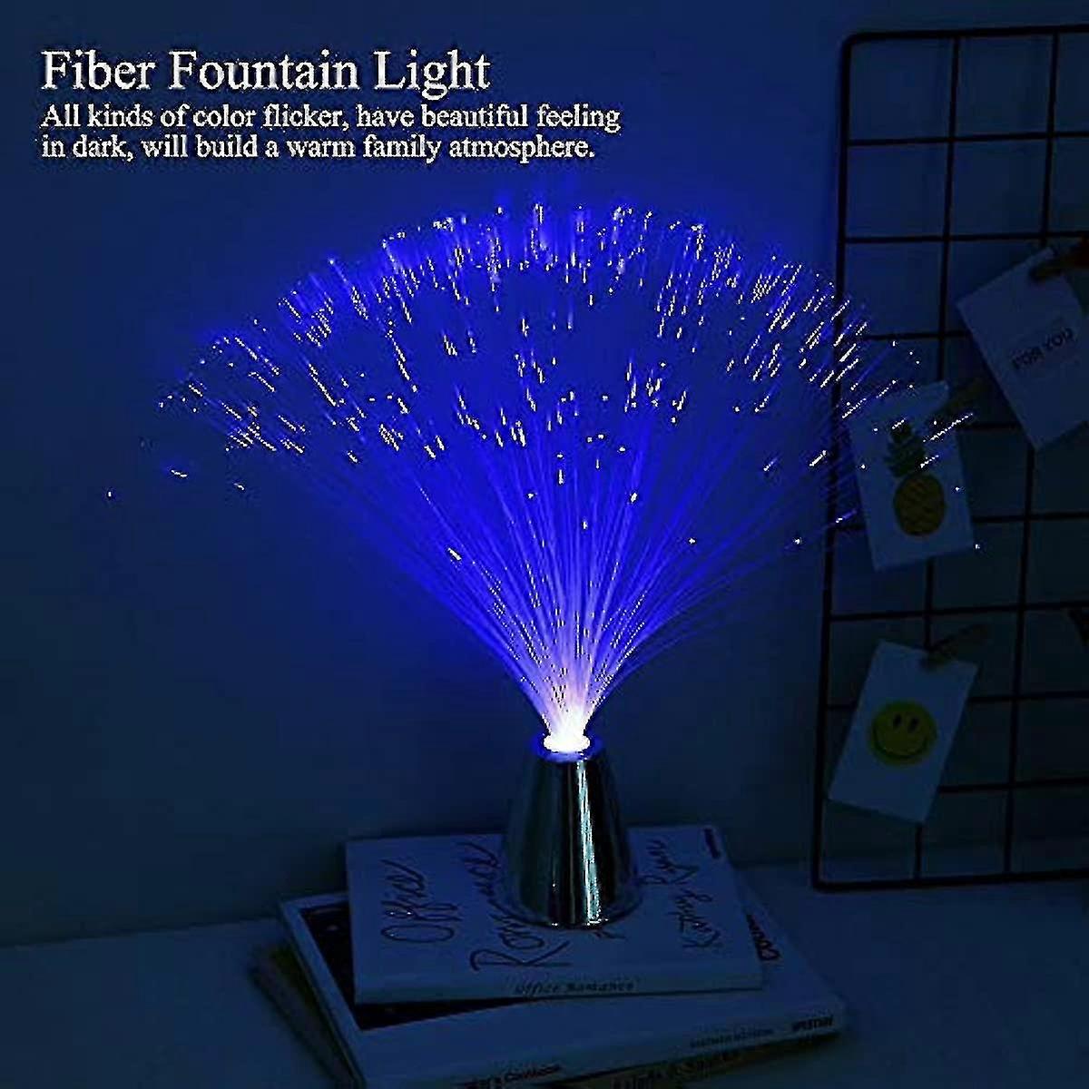Fiber Optic Lamp Led Colourful Changing Centerpiece Sensory Multicolor ...