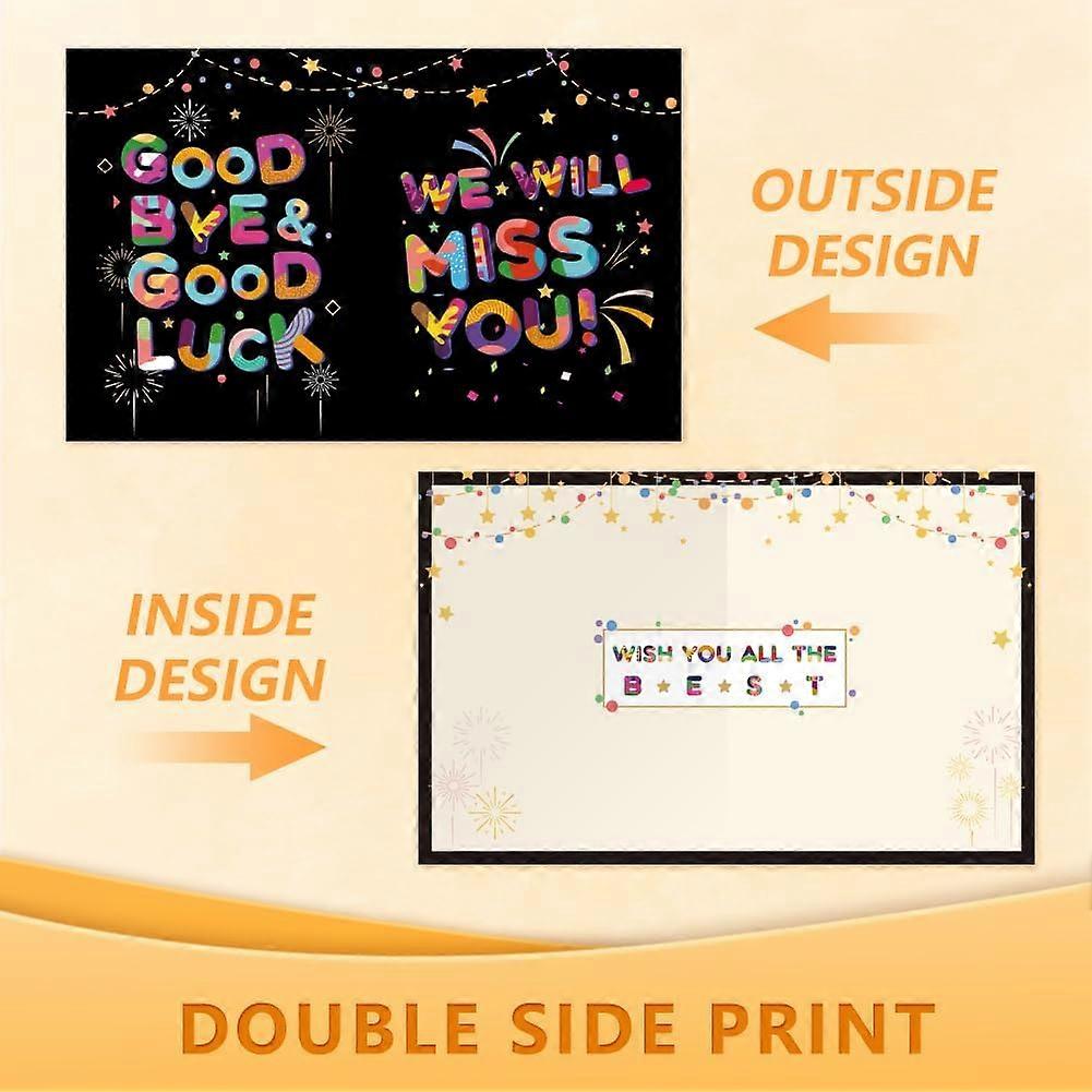 Large Farewell Greeting Card Jumbo Coworker Greeting Card Goodbye Good ...