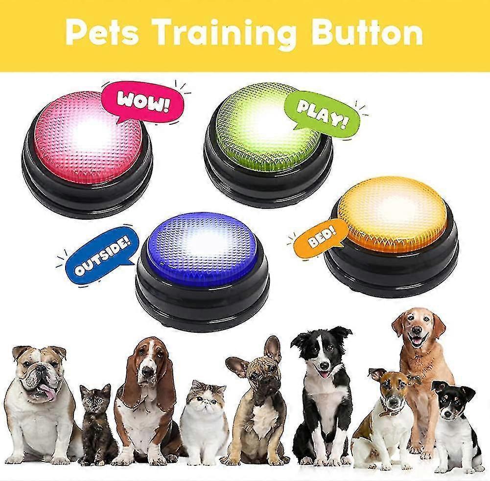 Voice Recorder Button, Recordable Talking Button Game Buzzers With Led Function | Fruugo UK