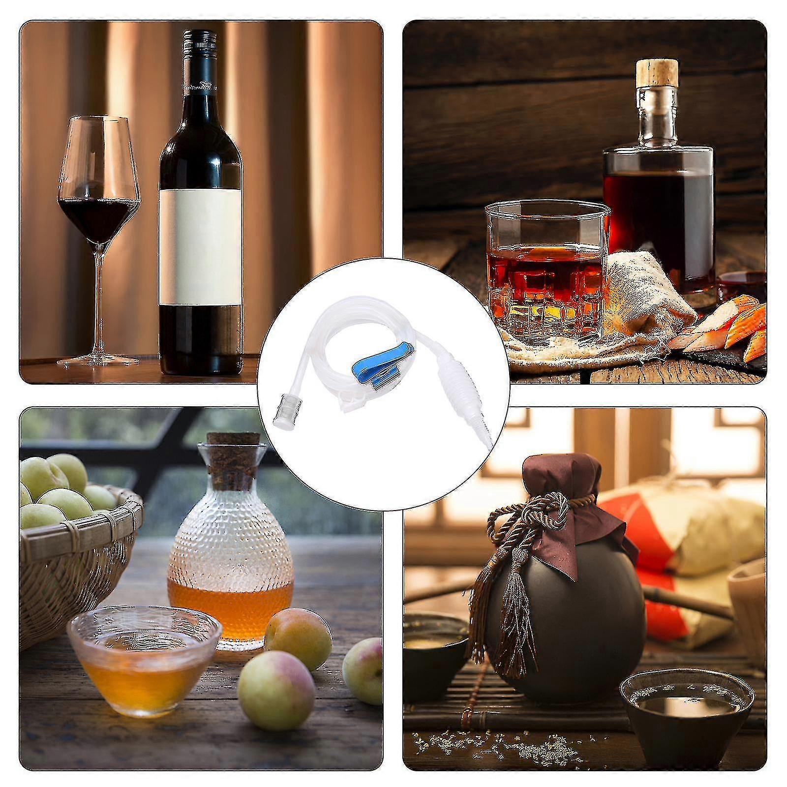 Siphon Tube Filter Wine Beer Siphon Tube With Stop Flow Clip Brewing ...