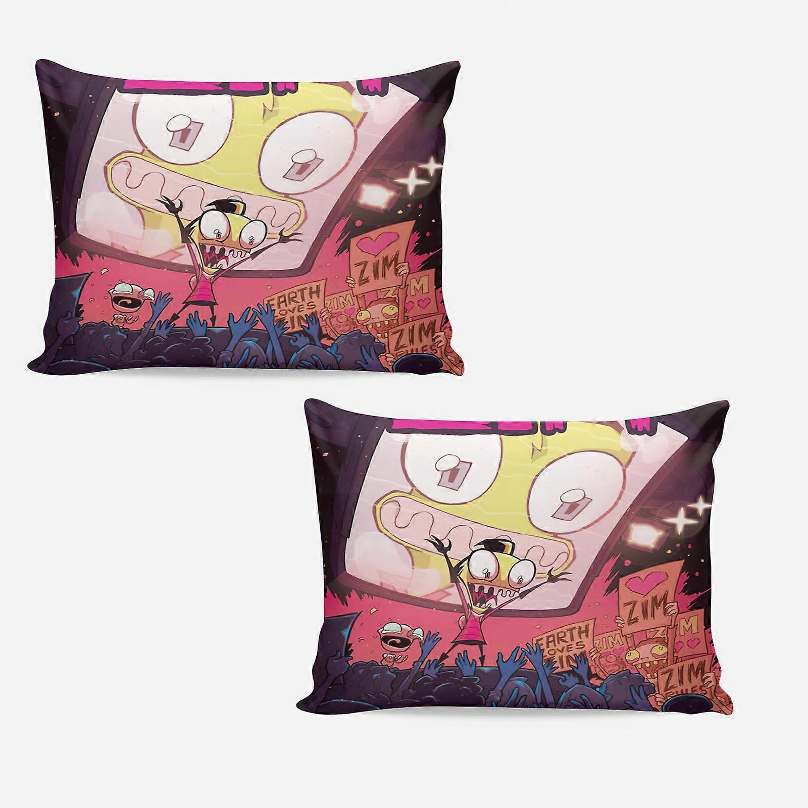 Bedding set BM324 Invader Zim Face on print Soft Bed Set Lightweight 3 ...