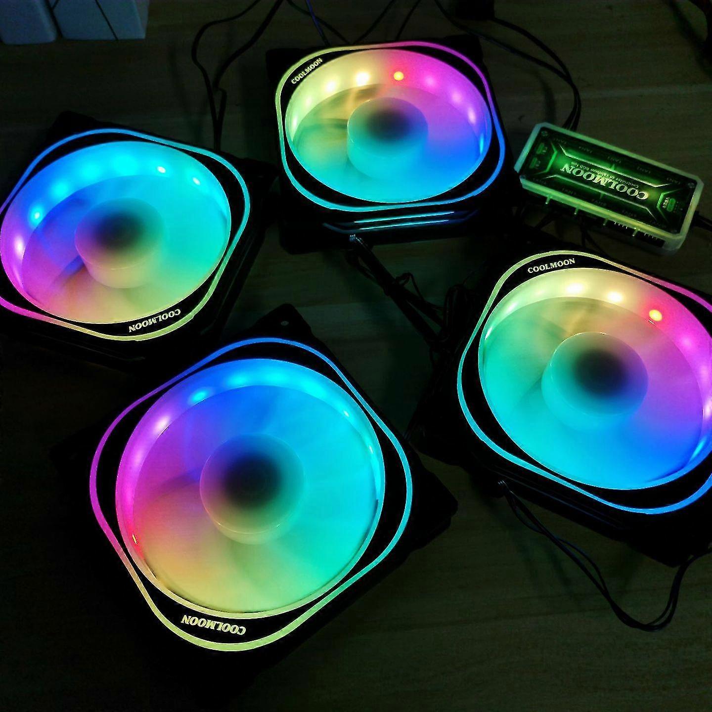 Remote Rgb Lighting Music Controller Chassis Fan Desktop Computer ...