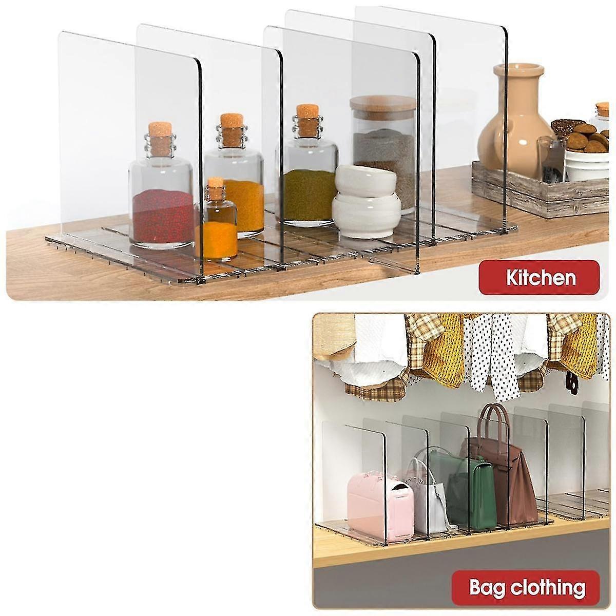 Purse Organizer for Closet, Shelf Dividers for Closet Organization ...