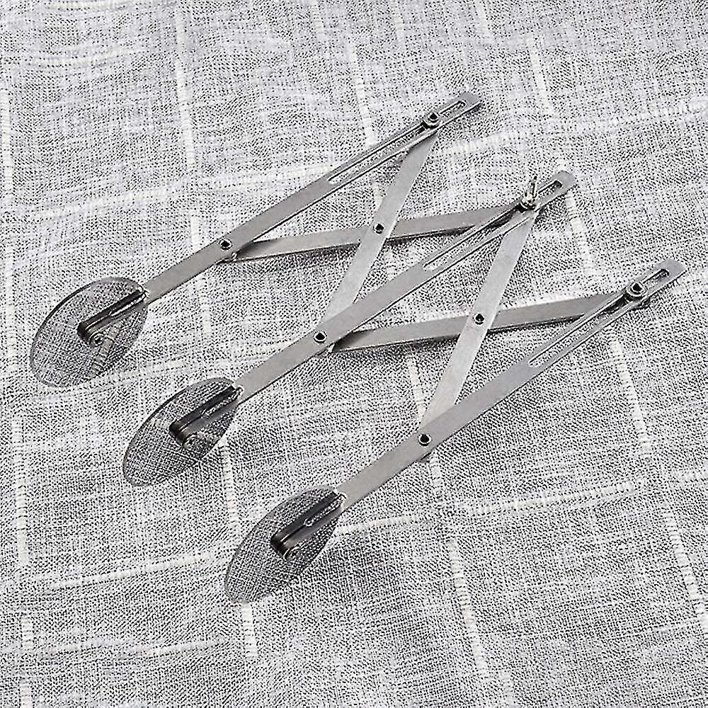 Dough Cutter Cake Divider, Stainless Steel 7 Wheels Adjustable Dough ...