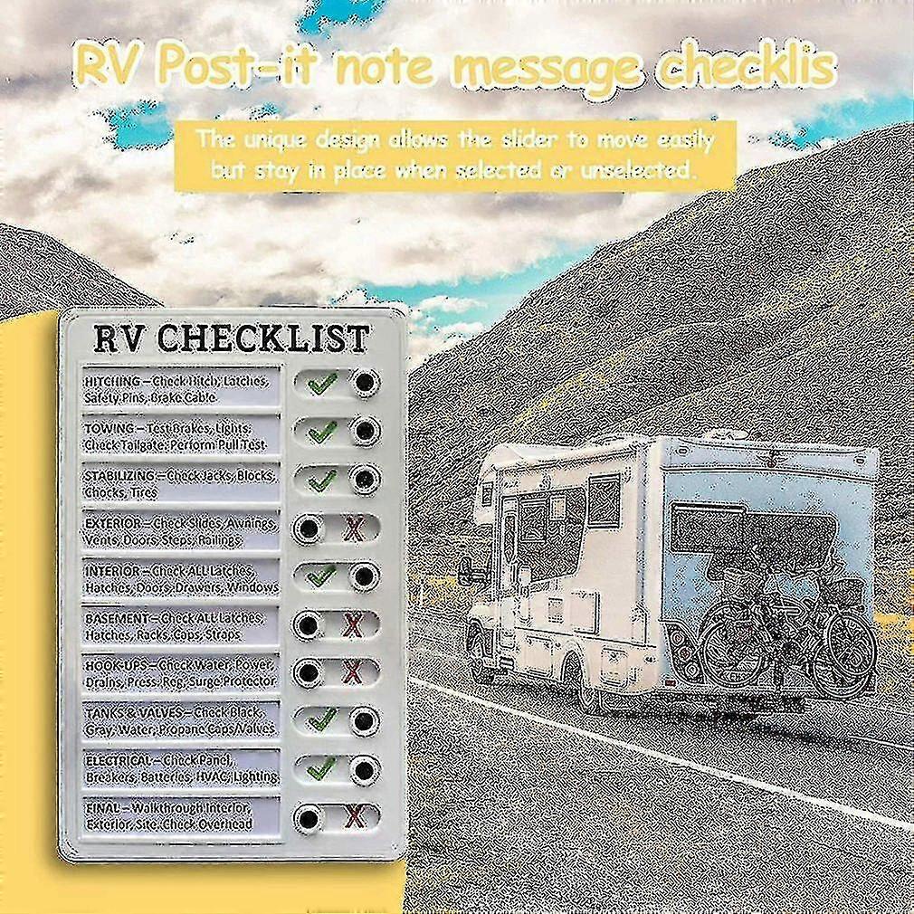 Memo Plastic Board Chore Chart Reusable Rv Checklist,my Chores ,elder ...