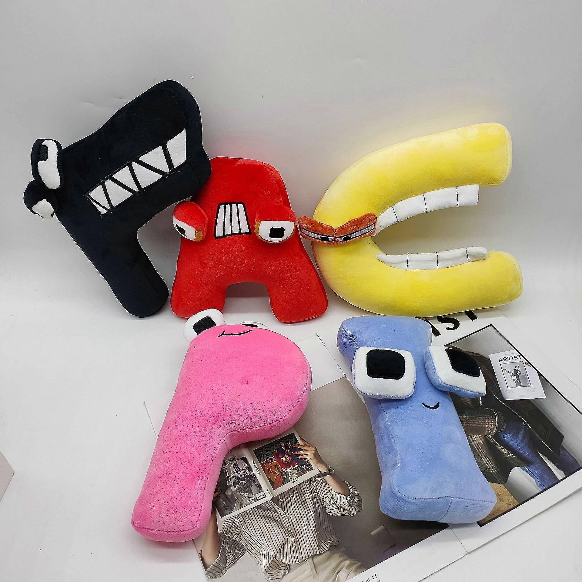 Alphabet Lore Plush Toys English Letter Stuffed Animal Soft Doll Toys ...