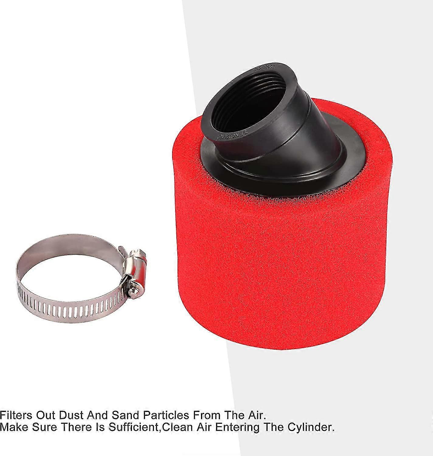 Bent Angled Foam Air Filter Pod Replacement For Dirt Bike Buggy(1pc ...