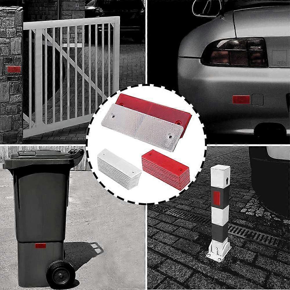 12 Pieces Truck Reflectors, Reflective Warning Plate, Reflectors for ...