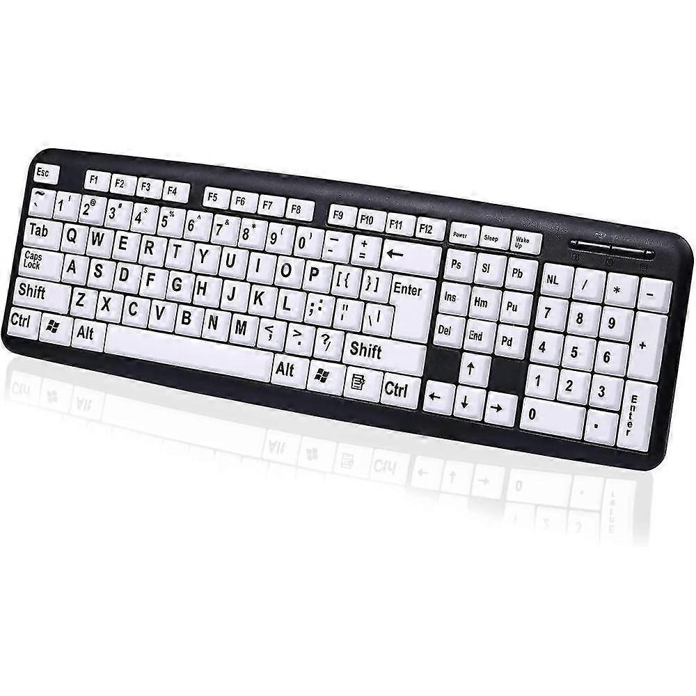 Comfortable Senior Keyboard, Ergonomics Computer Keyboard With High ...