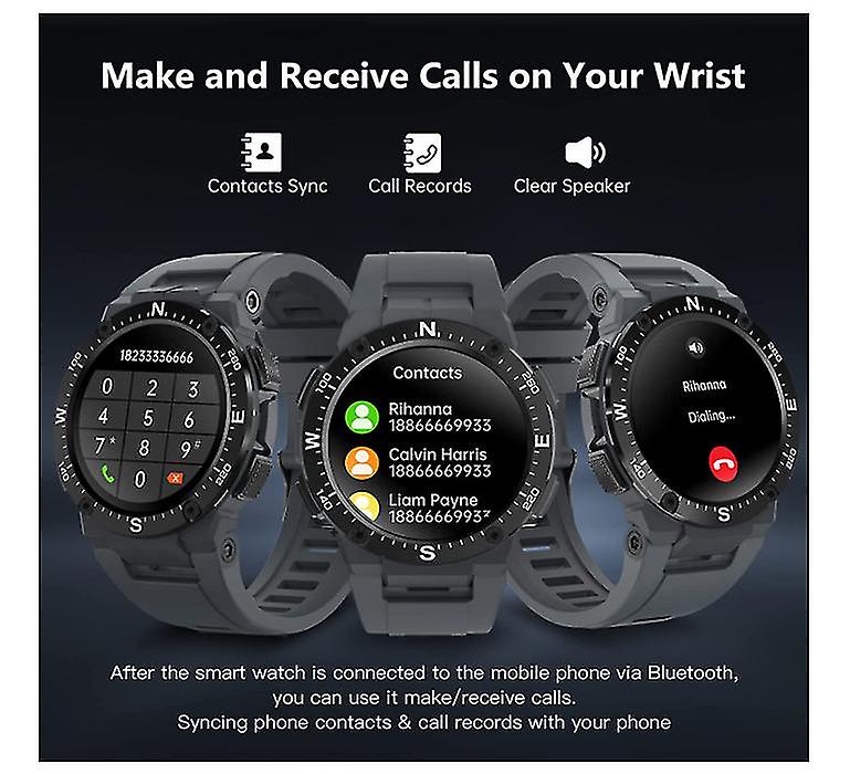 Chronus Smart Watch For Men Make And Answer Bluetooth Calls Activity ...