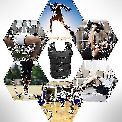 50kg Adjable Wed Vest W Et Ox Exercise W Loading Cloth | Fruugo UK