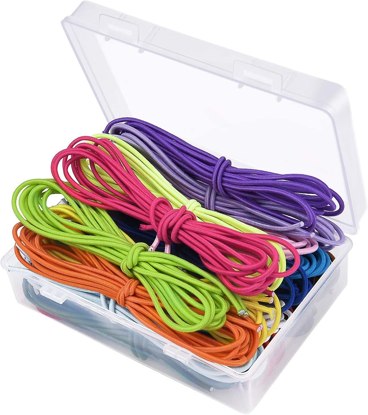 39 Yards 2mm Thickness Elastic String Beads Stretch Rubber Rope Jewelry ...