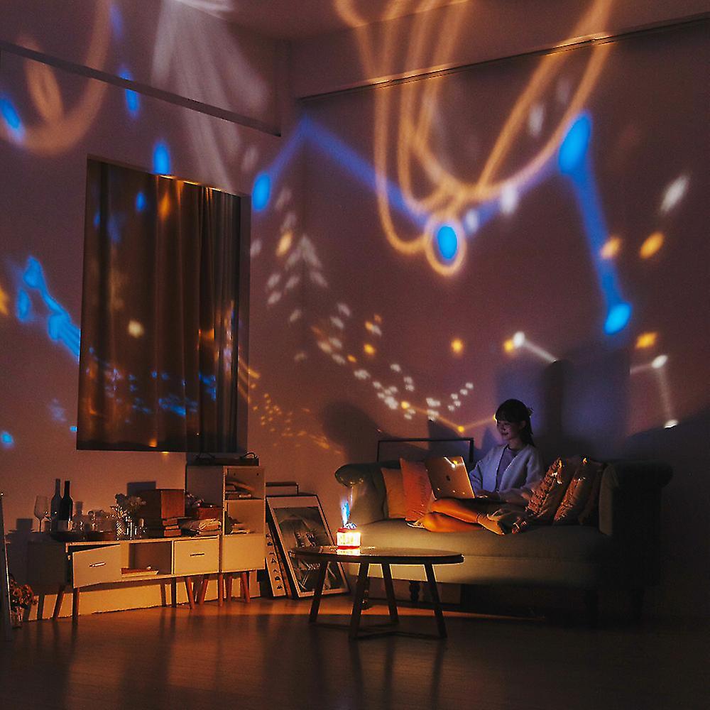 Led Starry Sky Projector Humidifier Night Light Wireless Usb Portable ...