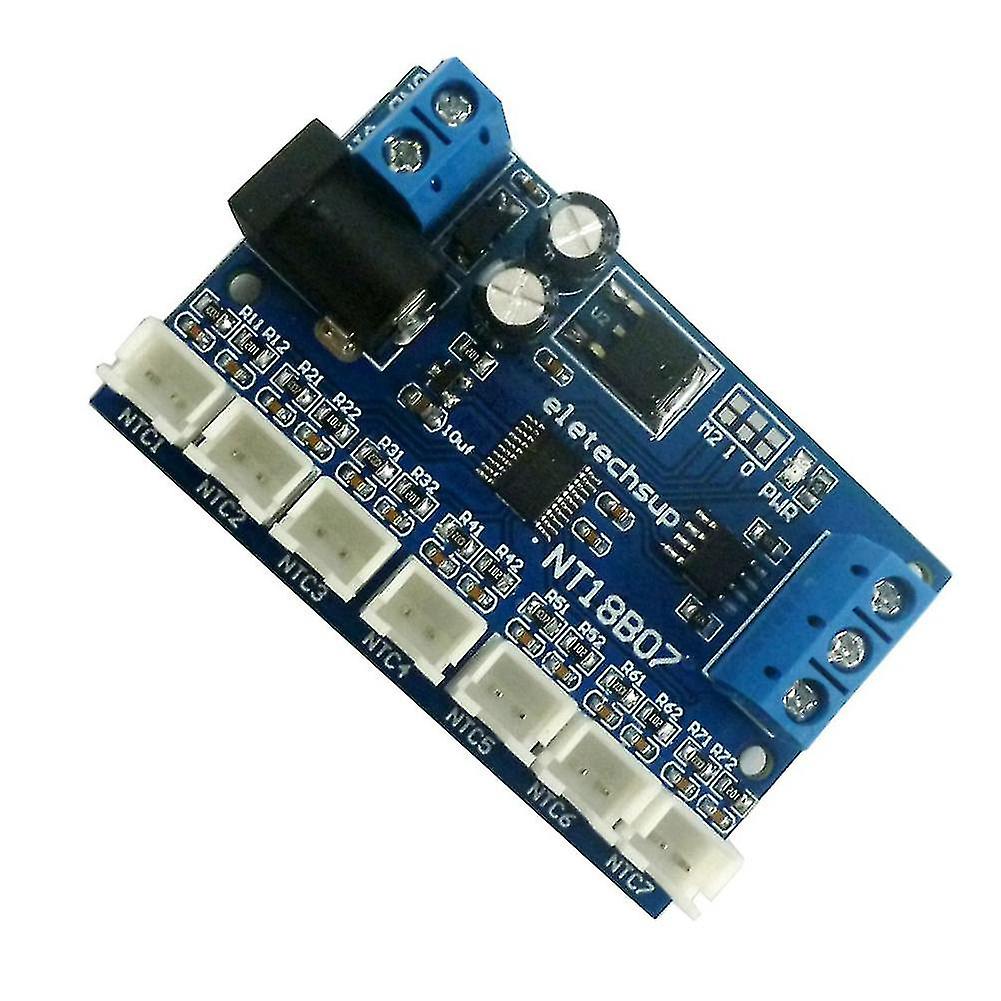 7ch Dc 12v Rs485 Ntc Thermistor Temperature Sensor Modbus Rtu Remote ...