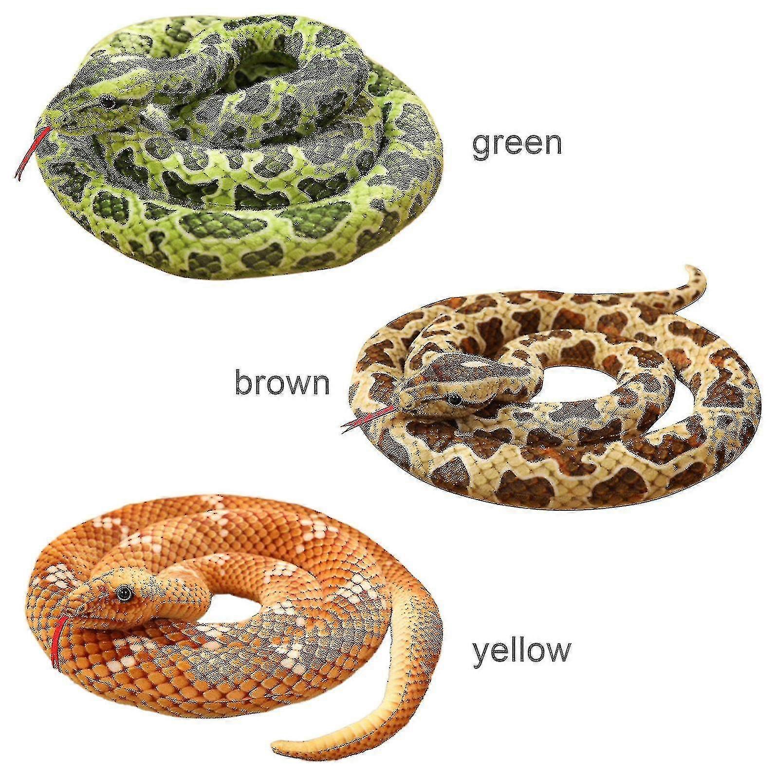 100% New -giant Boa Constrictor Stuffed Animal Snake Plush Toy 80 Inch ...