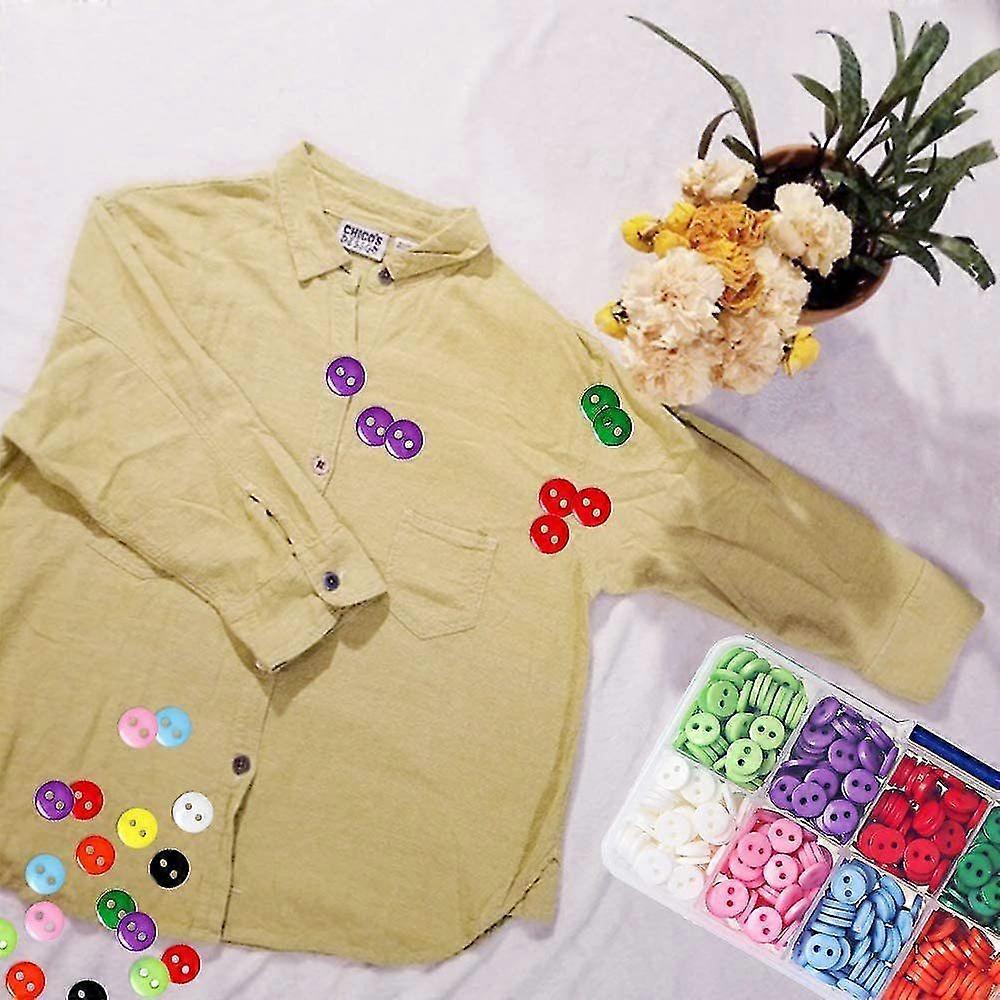 Colorful Craft Buttons,750 Pieces Small Plastic Kids Buttons | Fruugo UK