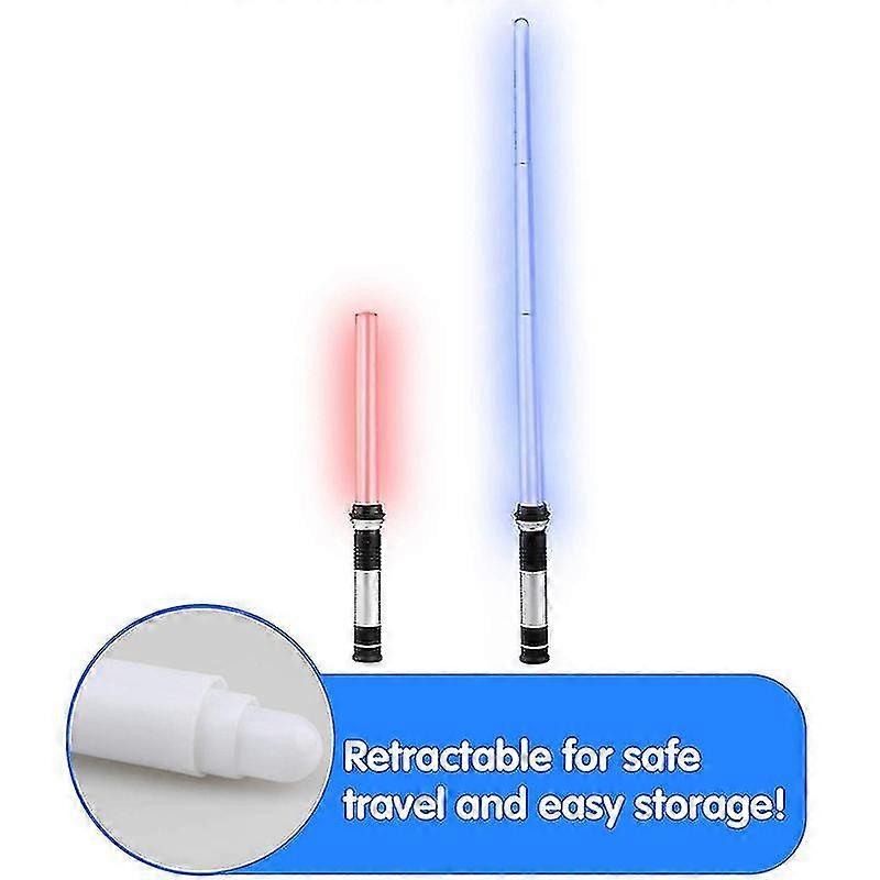 2pcs Star Wars Laser Sword Induction Color Changing Laser Sword Hair ...